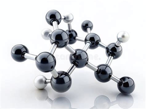 Detailed Illustration Of An Ethanol Molecule A Stylish And Informative