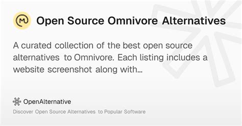 6 Best Open Source Omnivore Alternatives 2025