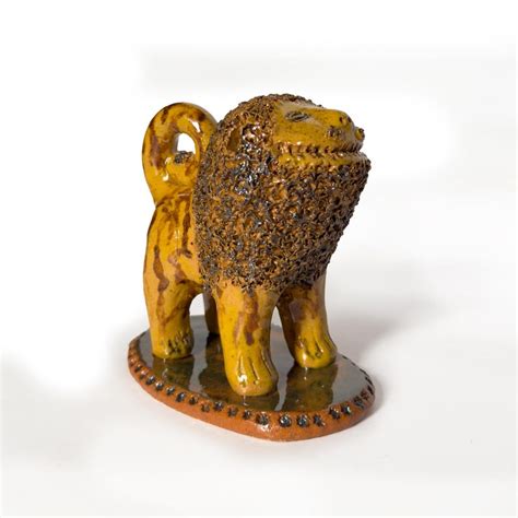 Billy Ray Hussey Southern Folk Art Pottery Lion Etsy