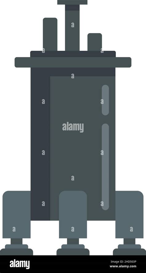 Space Ship Gravity Icon Flat Illustration Of Space Ship Gravity Vector Icon Isolated On White