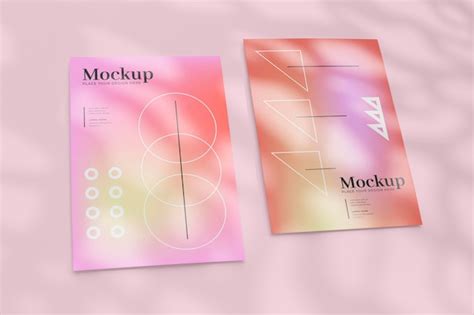 포스터 및 전단지 모형 디자인 프리미엄 Psd 파일