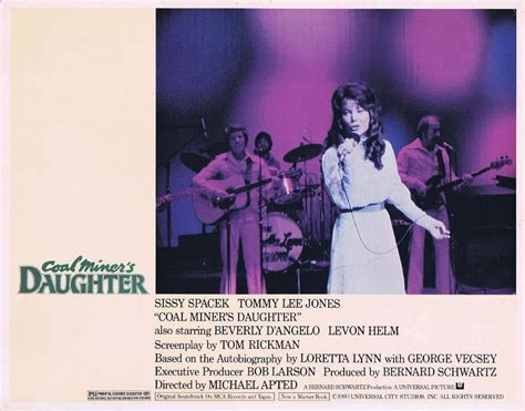 Coal Miners Daughter Original Lobby Card Sissy Spacek Tommy Lee Jones