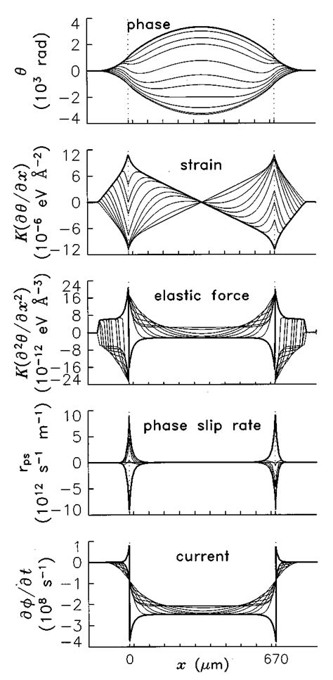 Simulated Evolution Of The Cdw Phase Strain Elastic Force Phase