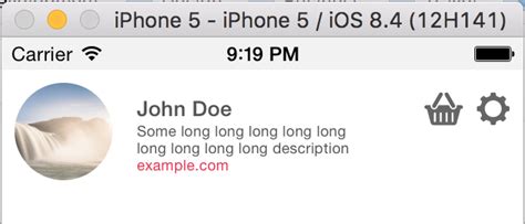 IOS Multi Line Label With Autolayout In A Collection Reusable Header View Not Working Stack