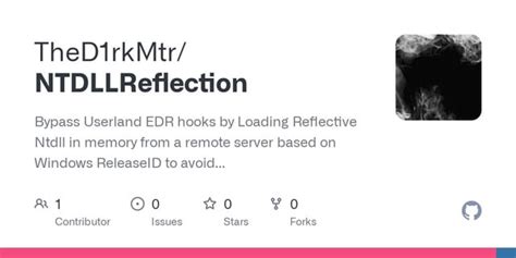 Ntdllreflection Bypass Userland Edr Hooks By Loading Reflective Ntdll In Memory From A Remote