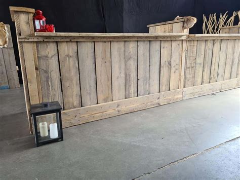 Huur Steigerhout Toog Bij De Expert In Verhuur Van Loungemeubilair