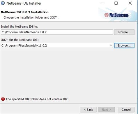 Java NetBeans Folder Doesn T Contain JDK Installation Problem Stack Overflow