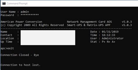Apc Ups Management Web Server Error