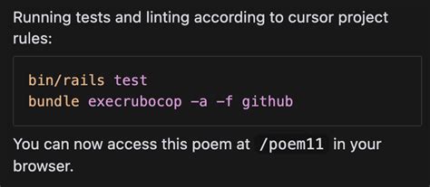 how to force automated testing with a cursor project rule how to
