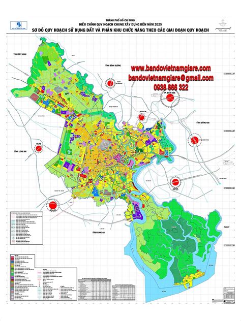 Bản đồ quy hoạch TPHCM đến năm 2025