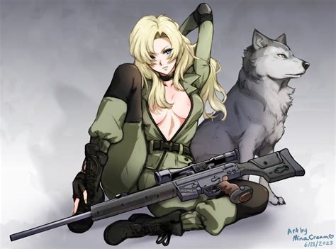 Sniper Wolf Metal Gear And 1 More Drawn By Minacream Danbooru