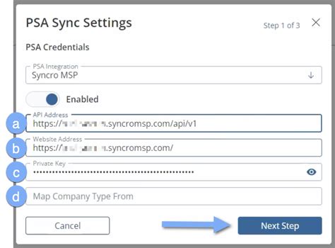 Integrating With Syncro Msp Psa Backup Radar