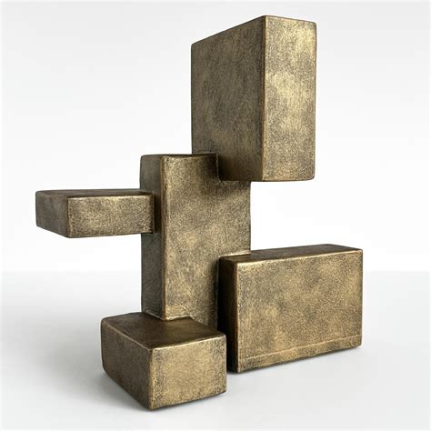 Composition 2022 Cubist Abstract Sculpture By Dan Schneiger For Sale