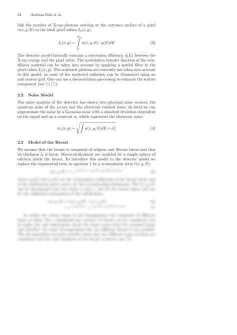 Solution Quantitative Modelling Of Microcalcification Detection In