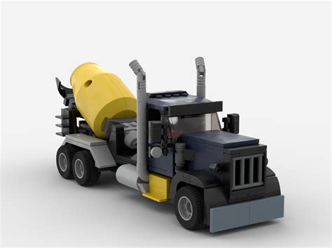 Lego Moc Cement Mixer By Owstin Rebrickable Build With Lego