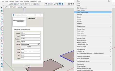 Groups In Dynamic Components Dynamic Components SketchUp Community
