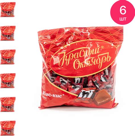 Конфеты Красный Октябрь Ирис Кис Кис 250г (комплект из 6 шт) - купить с ...