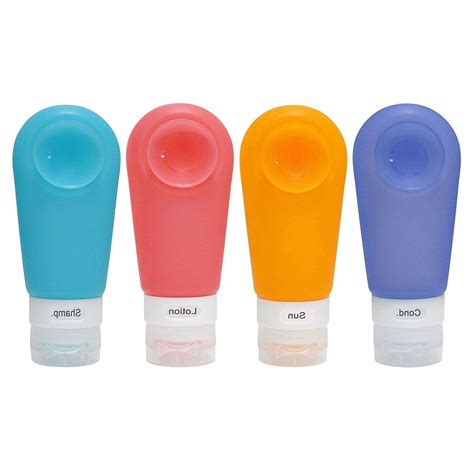 Portable Silicone Travel Bottles Strong Suction Cup Leak