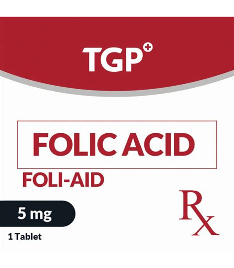 Rx Foli Aid Folic Acid Cap 5mg