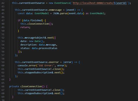 Server Side Events Implementation And Highlight