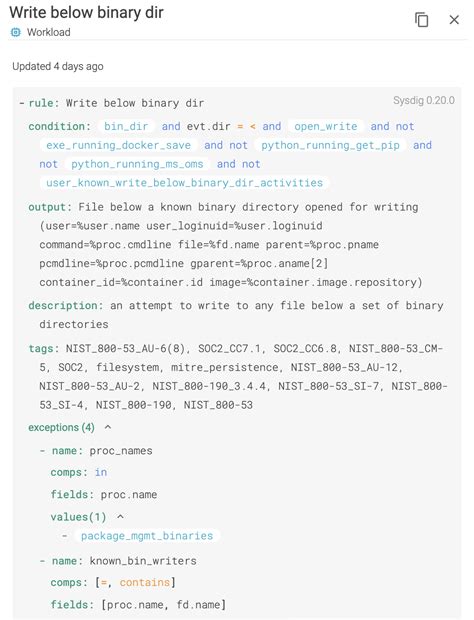 Automated Falco Rule Tuning Sysdig