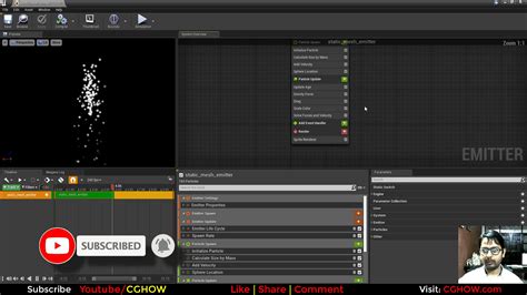 Niagara Static Mesh Particles Unreal Engine Niagara Tutorial Cgow
