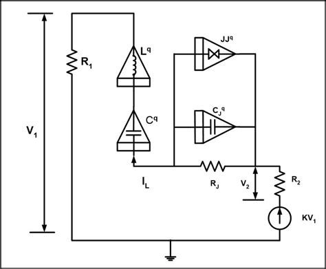 Circuit Diagram Of The Resistor Capacitor Shunted Josephson Junction Download Scientific
