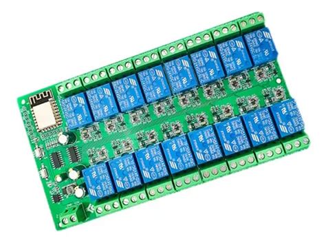 Módulo De Relé Wifi Esp8266 De 16 Canais Esp 12f Development Frete Grátis