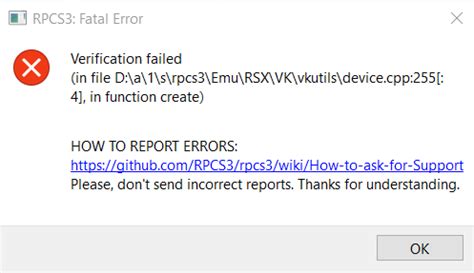 Regression Vulkan Device Creation Fails Issue RPCS Rpcs GitHub