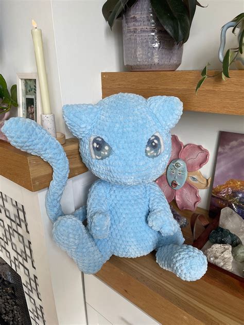 Life Size Shiny Mew Plush Etsy