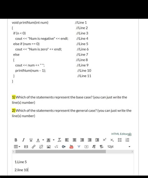solved void printnum int num if n