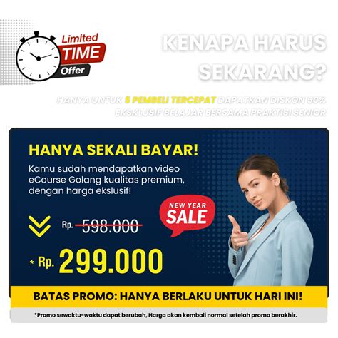 Ecourse Golang Back End Developer Studi Devsecops Indonesia