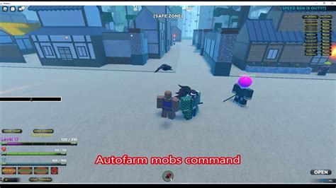 Roblox Slayers Unleashed Script AutoKill Players KillMobs Freeze Players Many Commands