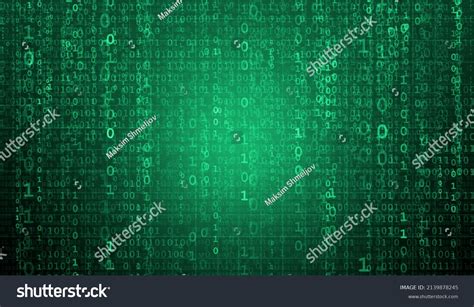 abstract digital background binary code hackers stock illustration