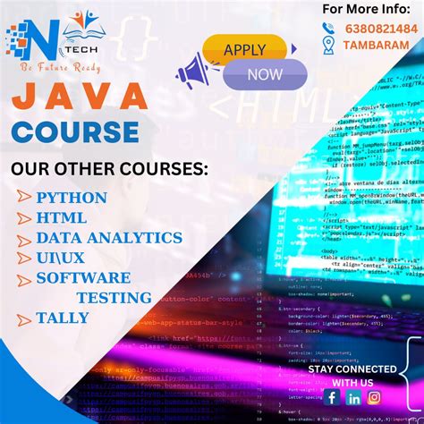 Javacourse Programming Techeducation Careerboost Tambaram Tech