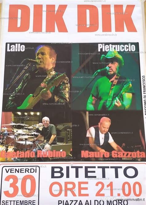 Dik Dik In Concerto A Bitetto Per La Festa Patronale Di San Michele