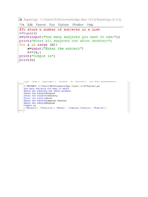 Tuples Pdf