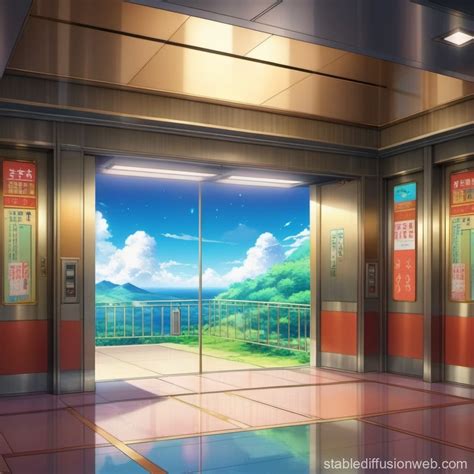 Elevator Scene S Wide Shot Stable Diffusion Online