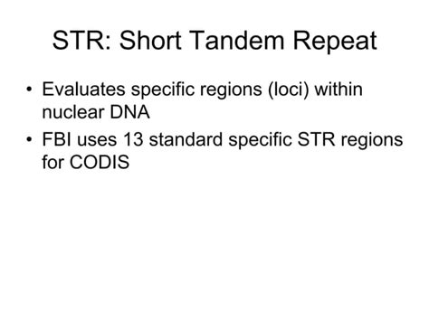 Dna In Forensics Pptx Genetics Science