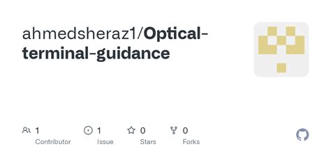 Github Ahmedsheraz1optical Terminal Guidance