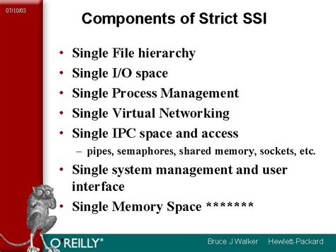 Open Ssi Single System Image Linux Cluster Project