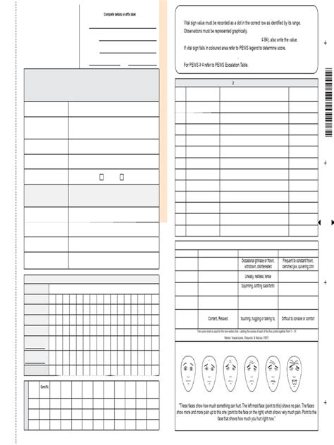 Paediatric General Observation Chart 5 11 YrsÂ Pdf