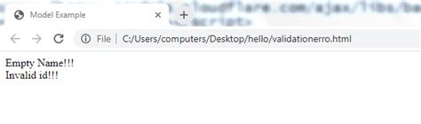 Backbonejs Validationerror Model Geeksforgeeks