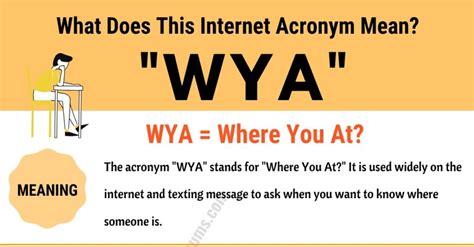 WYA Meaning What Does This Popular Acronym Mean And Stand For ESL Forums