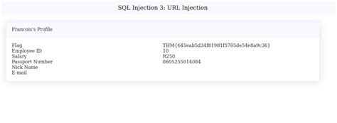 Tryhackme Sql Injection Lab