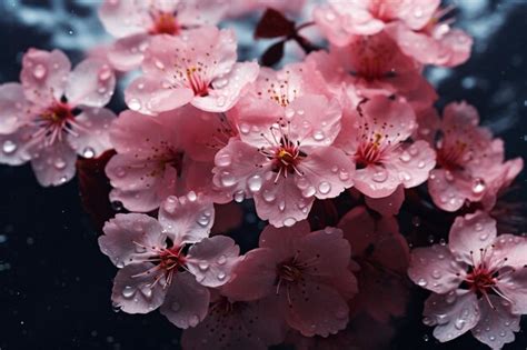 Premium Ai Image Beautiful Sakura Flowers