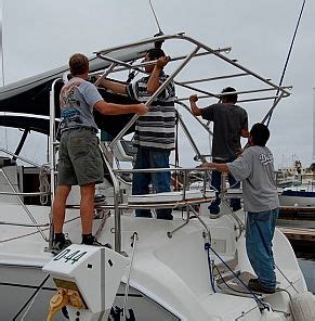 Sailboat Solar Installing Solar Panels And An Arch On A Boat Solar Power Kits Solar Power