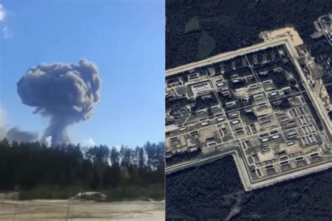 У Росії стався вибух на одному із найбільших складів боєприпасів