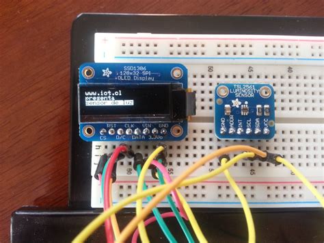 Display Oled Con Sensor De Luz Para Arduino Internet De Las Cosas
