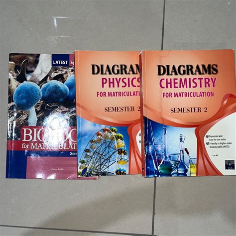 1 Set 3 Books Matriculation Sem 2 Reference Books Hobbies And Toys